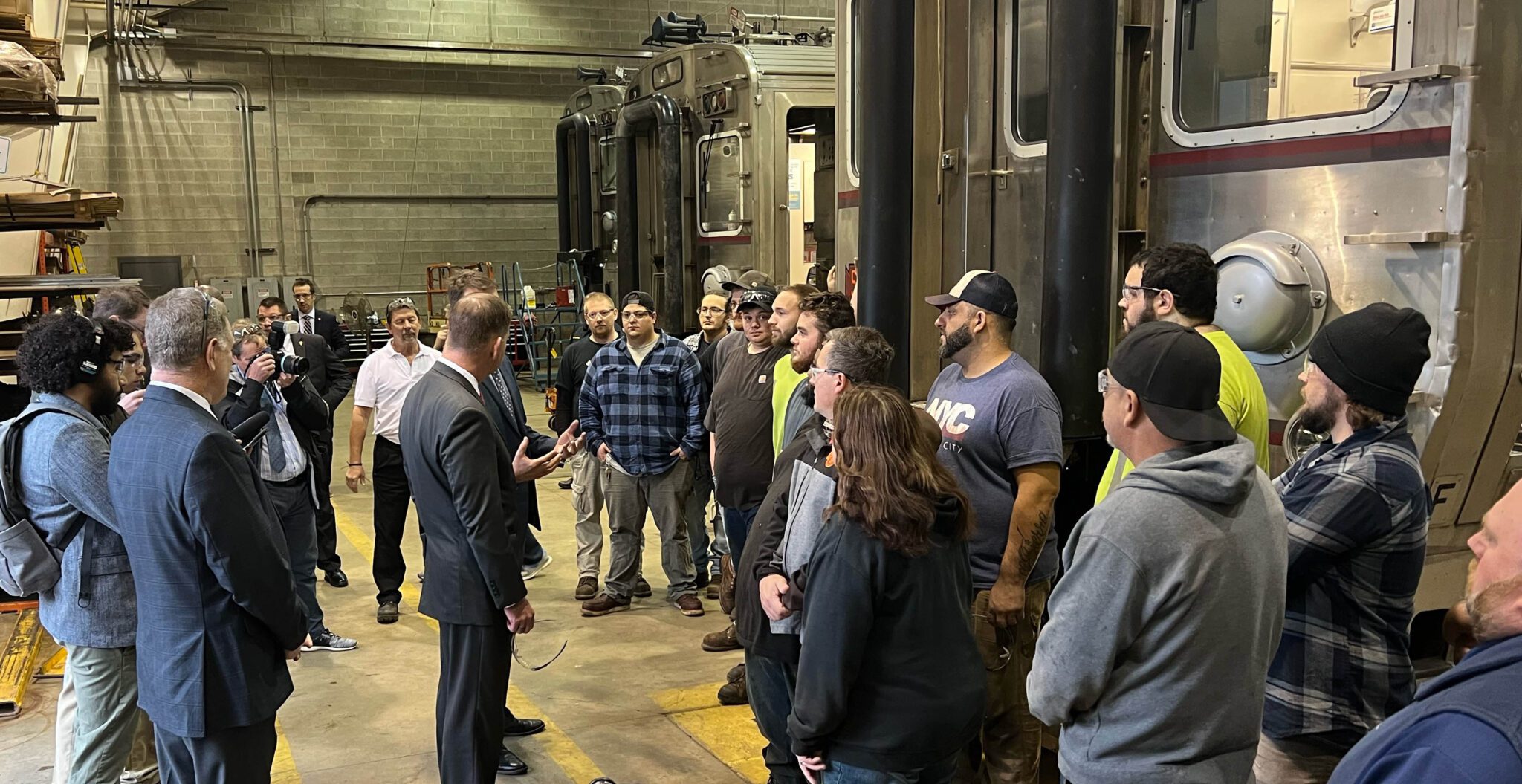 U.S. Secretary of Labor Marty Walsh Visits TCU Lodge 6295 Members on ...